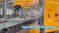 Vertical CNC Diamond Wire Saw Machine for 3D Stone Profiling & Block Cutting