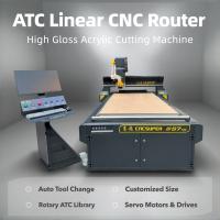 China Steel ATC Linear CNC Router Machine For Multi Material Processing for sale