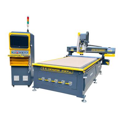 China Disc Type ATC CNC Router Machine 9kW Spindle for Cabinet Door Manufacturing for sale