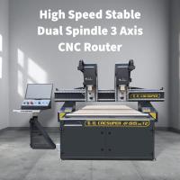 China Professional Dual  Spindle CNC Router For Panel Processing for sale