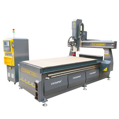 China 4 Axis ATC CNC Router with 9KW Air Cooling Spindle 12 Tools Automatic Linear Tool Change System for sale