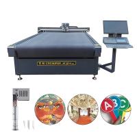 China Precise Cutting Soft Materials Digital Cutting Machine With Vision Recognition Camera for sale