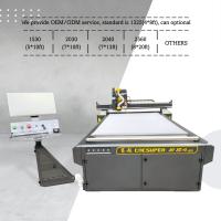 China Accurate CCD Camera Oscillating Knife CNC Router For Multi Material Processing for sale