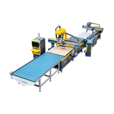 China X6 ATC CNC Router Auto Load Unload Auto Tool Change Auto Labeling For Panel Furniture for sale