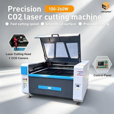 China High Speed CO2 Laser Cutting Machine with Industrial CCD Camera for sale