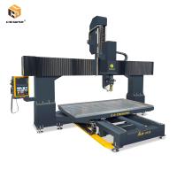 China Table Moving 5 Axis CNC Router For Complex 3D Surface Carving for sale