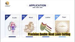 Co2 Portable Laser Glass Cutting Machine Double Head Die Board Cnc Laser Cutting Machine in China Tu