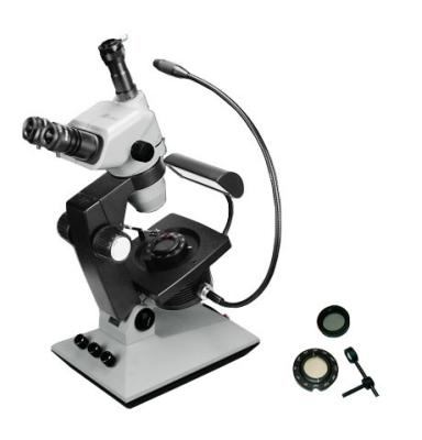 China Trinocular Gemology Microscope with Color Temperature of 6000k  - 7000k factory