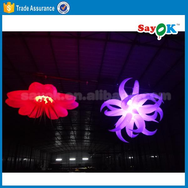 inflatable led wedding stage decoration china, wedding inflatable flower