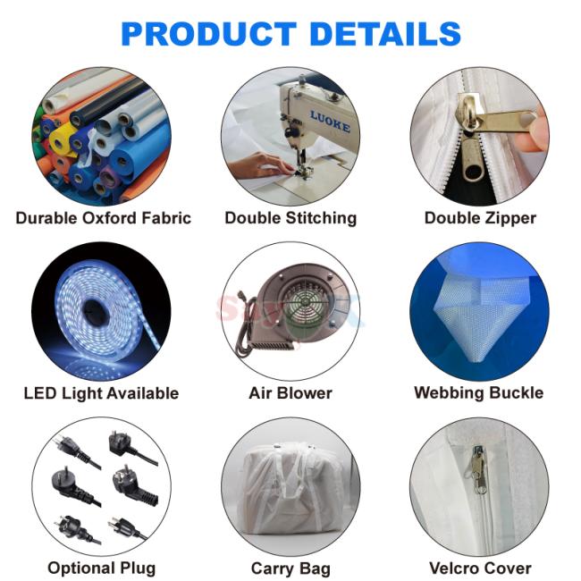 Inflatable photo booth for events