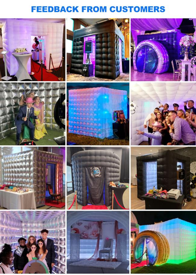 Inflatable photo booth for party