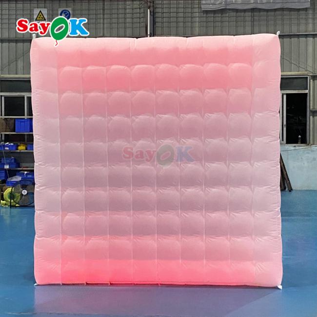 Inflatable photo booth at an event