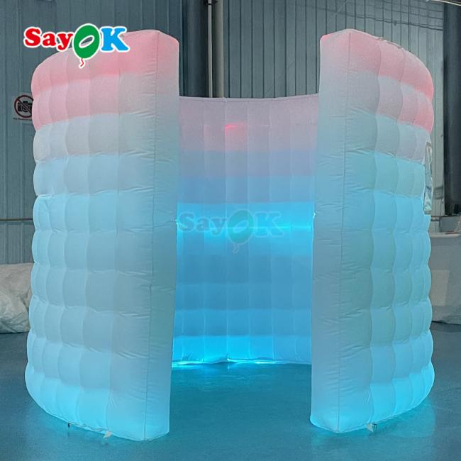 Inflatable photobooth setup