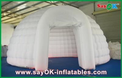 China Inflatable Yard Tent OD 5m Inflatable Air Tent White , Inflatable Dome Tent For Exhibition for sale