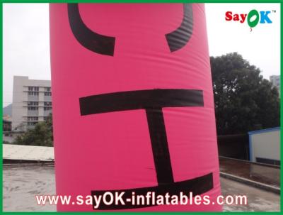 Cina Uomo d'ondeggiamento rosa di logo del ballerino gonfiabile durevole su ordinazione dell'aria per l'apertura di evento in vendita