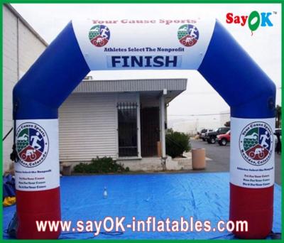 China Inflatable Finish Line Arch Rental Colourful Double Gate Inflatable Entrance Arch Waterproof Air Arch For Promotion for sale