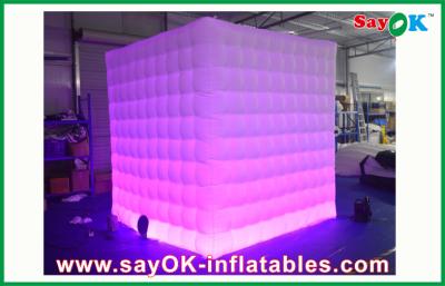 中国 耐火性膨脹可能な写真のスタジオLEDの膨脹可能な写真ブースのEnclousreの貝の耐久財 販売のため