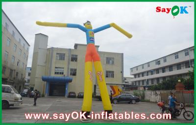 China Air Dancing Man 7m High Heavy Duty Inflatable Air Dancer Man With Custom Logo For Promotion for sale