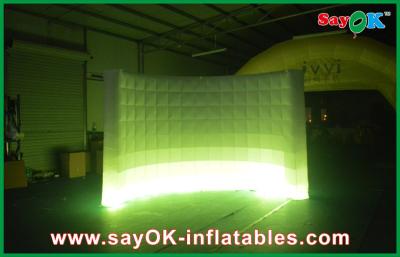China Inflatable Party Decorations Customized Red / Blue Large Led Inflatable Walls For Stage Decoration for sale