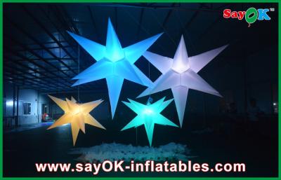 China Estrella llevada inflable de la iluminación del acontecimiento inflable colorido de la decoración en venta
