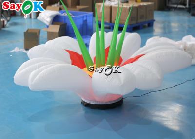 China Wedding Party Event Inflatable Lighting Decoration RGB LED Light Advertising Flower for sale