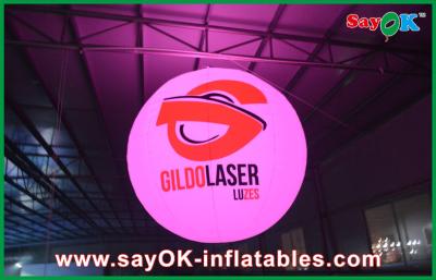 China Impulso inflable de la iluminación del paño blanco grande de Oxford para hacer publicidad en venta
