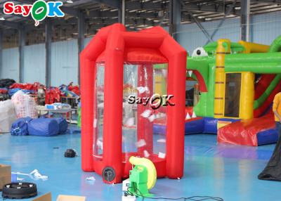 China Portable Inflatable Cash Register Booth Inflatable Cash Grabber Booth for Advertising Campaign for sale