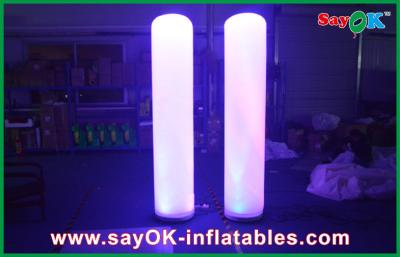 中国 2m 照明管の柱の注文の膨脹可能な広告の膨脹可能なコラムの高さ 販売のため