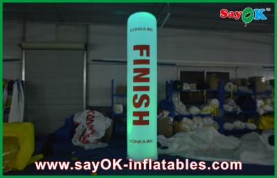 Cina colonna del cubo della colonna principale decorazione gonfiabile di illuminazione di altezza di 3m stampata in vendita