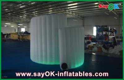 Cina Commerical ha condotto la cabina gonfiabile della foto, Photobooth gonfiabile a spirale pieghevole in vendita