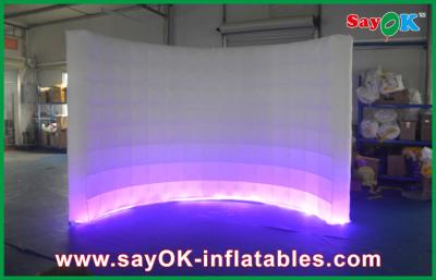 Cina Cabina gonfiabile della foto del panno bianco di Oxford impermeabile con luce principale in vendita