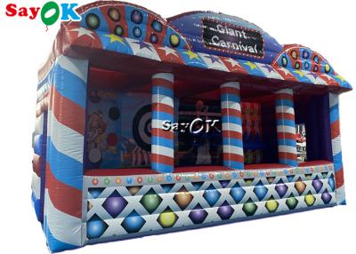 China Carnival Party Tarpaulin Inflatable Air Tent Four In One Game for sale