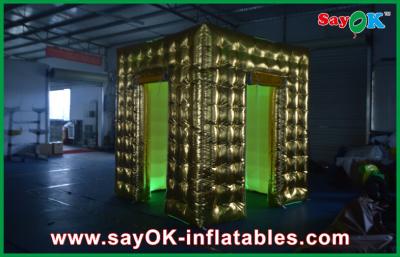 China Event Booth Displays Inflatable Paint Photobooth Tent Photobooth Modern Lighting Frame 2.4 X 2.4 X 2.5m for sale