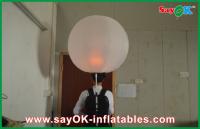China Customized LED Inflatable Backpack Balloon Tripod Ball for Advertisement 1.5m for sale