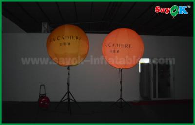 China decoración inflable llevada el 1.5m de la iluminación del globo del soporte para hacer publicidad en venta