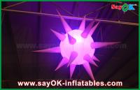 China Inflatable LED Star Light Bulb 3.1x1.2m for Wedding Party Stage Decoration for sale