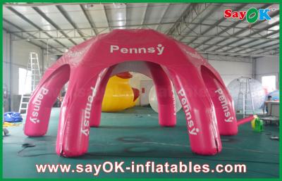 China Air Camping Tent PVC Outdoor Giant Inflatable Spide Tent  For Advertising With Full Print for sale