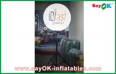China 1.5m Outdoor Inflatable Standing Light Balloon with Print for Advertising for sale
