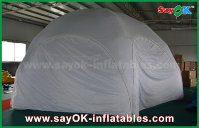 China Inflatable Yard Tent White Waterproof Inflatable Air Tent Customized PVC Inflatable Dome Tent For Event for sale