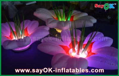 Cina Decorazione gonfiabile a forma di di illuminazione del fiore, luce gonfiabile di nozze LED in vendita
