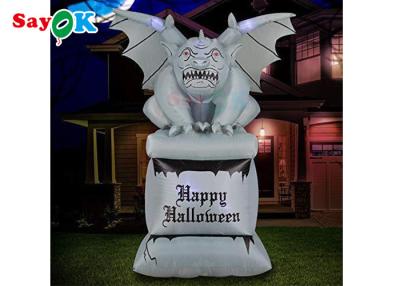 Cina Decorazione del cortile di Halloween LED divertente del gargoyle gonfiabile di 4 m in vendita