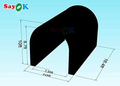 중국 활동 전시회를 위한 까만 팽창식 갱도 천막 다 기능 판매용