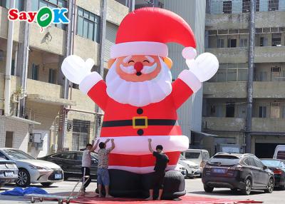 Cina Grande Babbo Natale gonfiabile che fa esplodere la decorazione di Natale per attività all'aperto in vendita