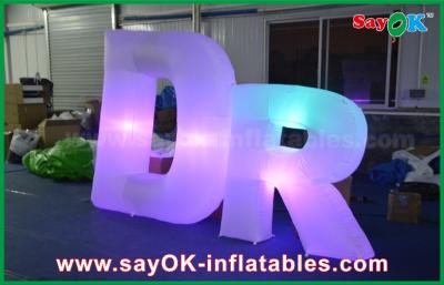 Китай Раздувное свадьбы слов украшения письма письмо приведенное Inflable модельной гигантское со светами красочными продается