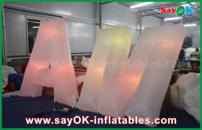 Китай Раздувное свадьбы слов украшения письма письмо приведенное Inflable модельной гигантское со светами красочными продается