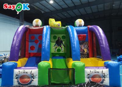 Cina Canestri da basket gonfiabili giganti 5x3m Gioco di tiro commerciale divertente di pallacanestro in vendita