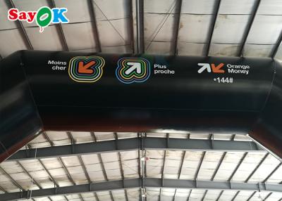 Cina Logo stampato personalizzato dell'arco gonfiabile della linea di arrivo gonfiabile della bicicletta dell'arco di 12M in vendita