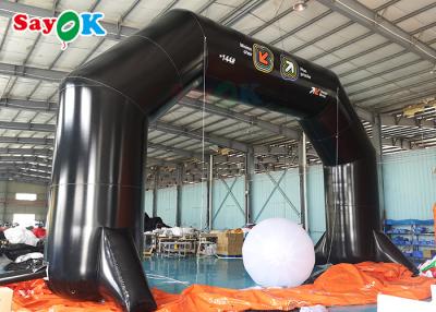 Cina Logo stampato personalizzato dell'arco gonfiabile della linea di arrivo gonfiabile della bicicletta dell'arco di 12M in vendita
