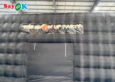 Cina Tenda da discoteca portatile Black House Cube Blow Up con tenda gonfiabile per feste in vendita