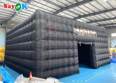 Cina Tenda da discoteca portatile Black House Cube Blow Up con tenda gonfiabile per feste in vendita